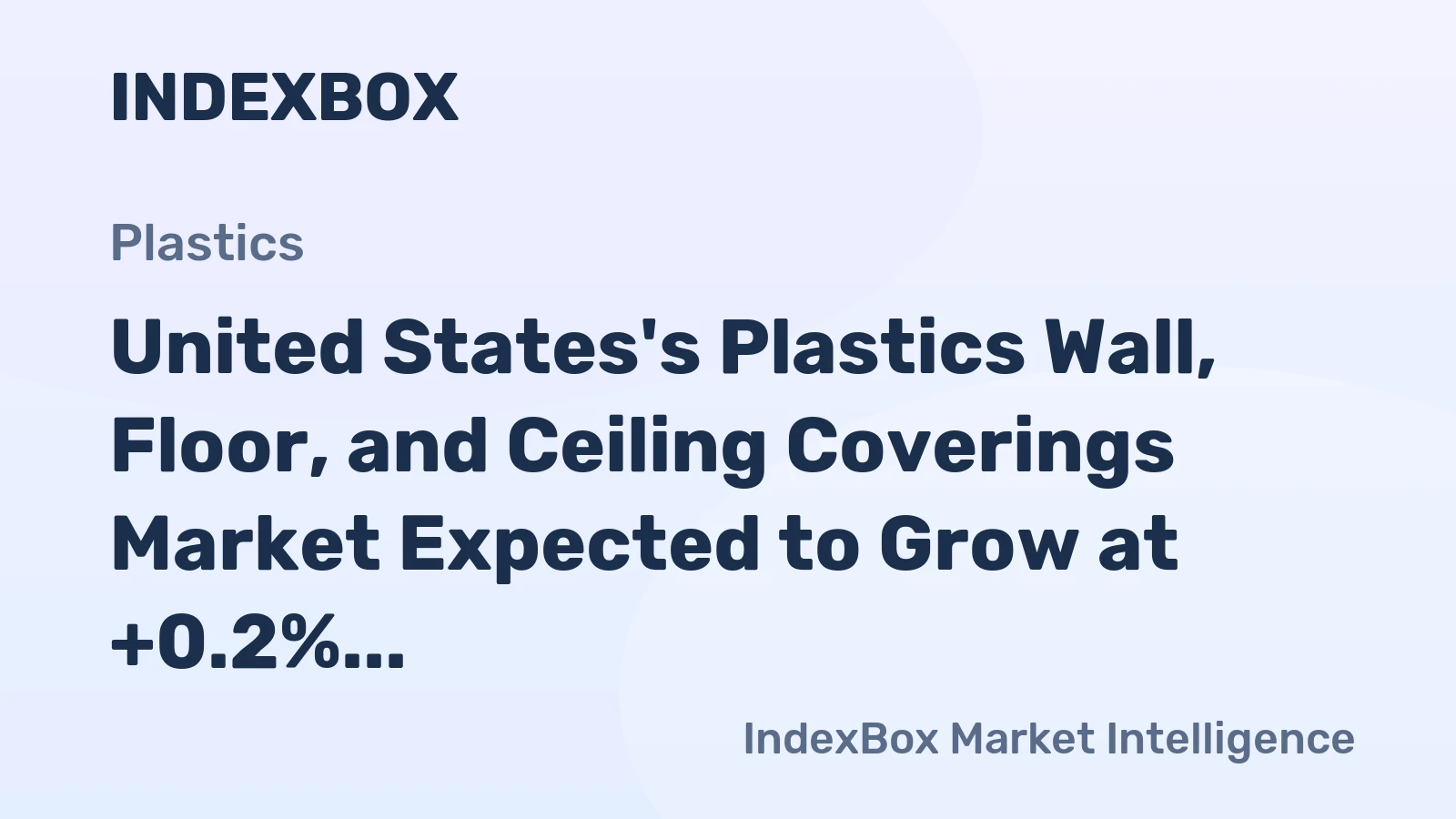 United States's Plastics Wall, Floor, and Ceiling Coverings Market Expected to Grow at +0.2% CAGR, Reaching 703M Square Meters and $3.1B by 2035