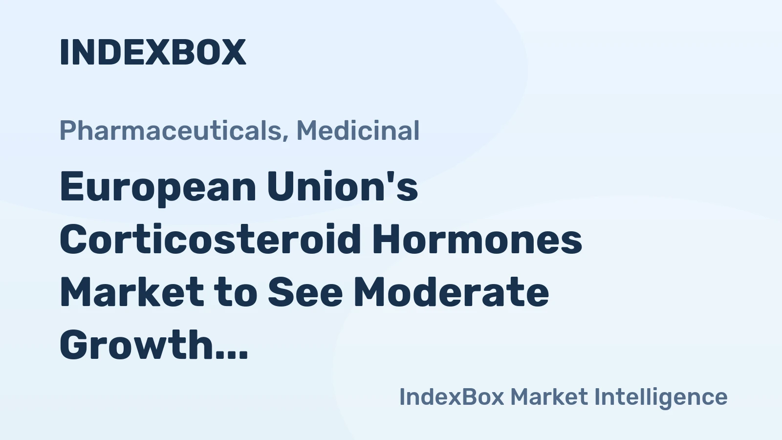 European Union's Corticosteroid Hormones Market to See Moderate Growth with 1.8% CAGR