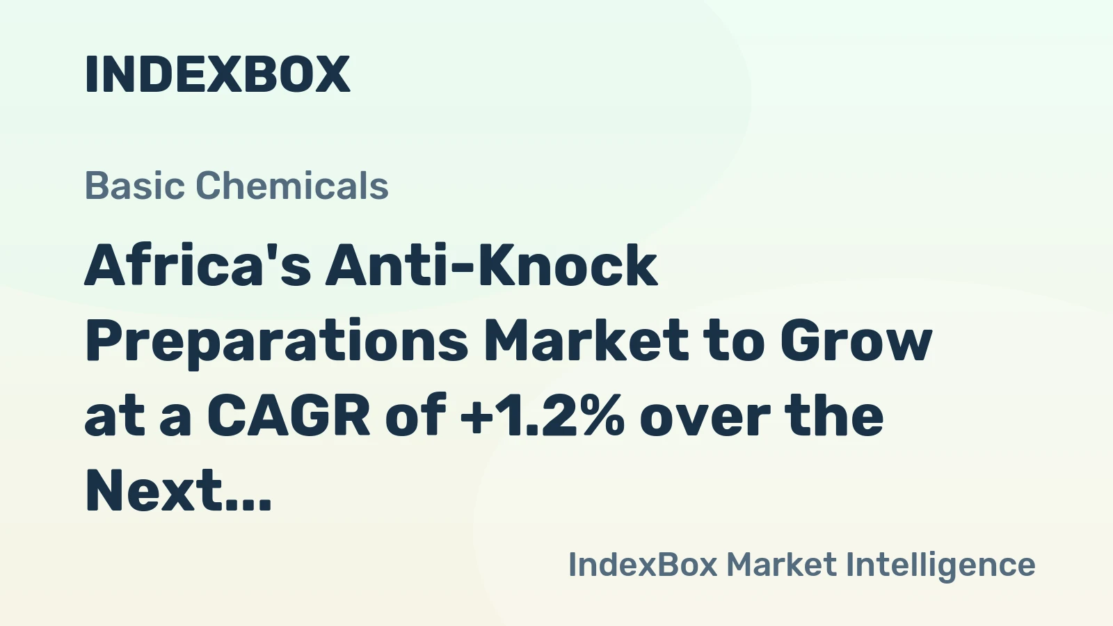 Africa's Anti-Knock Preparations Market to Grow at a CAGR of +1.2% over the Next Decade, Reaching $1.4B by 2035