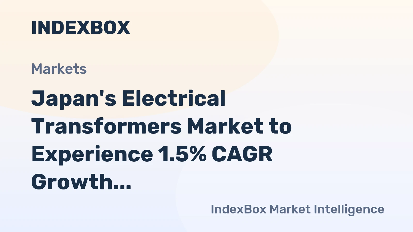 Japan's Electrical Transformers Market to Experience 1.5% CAGR Growth in Power Handling Capacity from 16 kVA to 500 kVA Over Next Decade