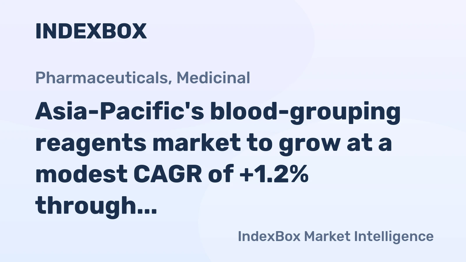 Asia-Pacific's blood-grouping reagents market to grow at a modest CAGR of +1.2% through 2035, reaching $760M, driven by sustained regional demand.