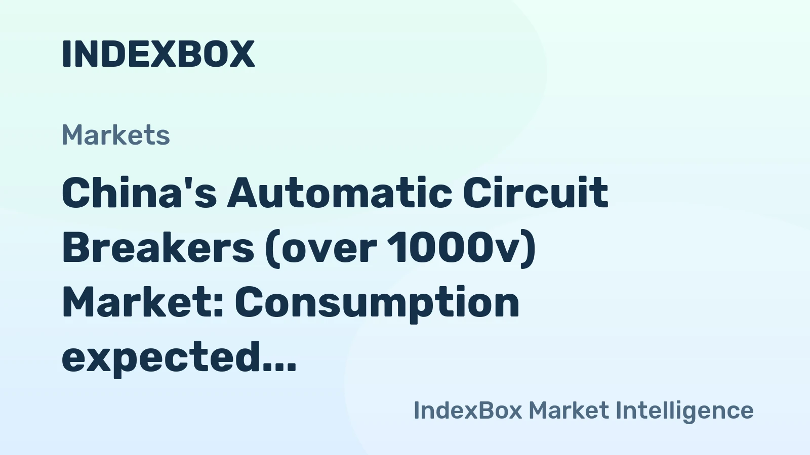 China's Automatic Circuit Breakers (over 1000v) Market: Consumption expected to rise with market volume reaching 24M units by 2035 and market value reaching $2B