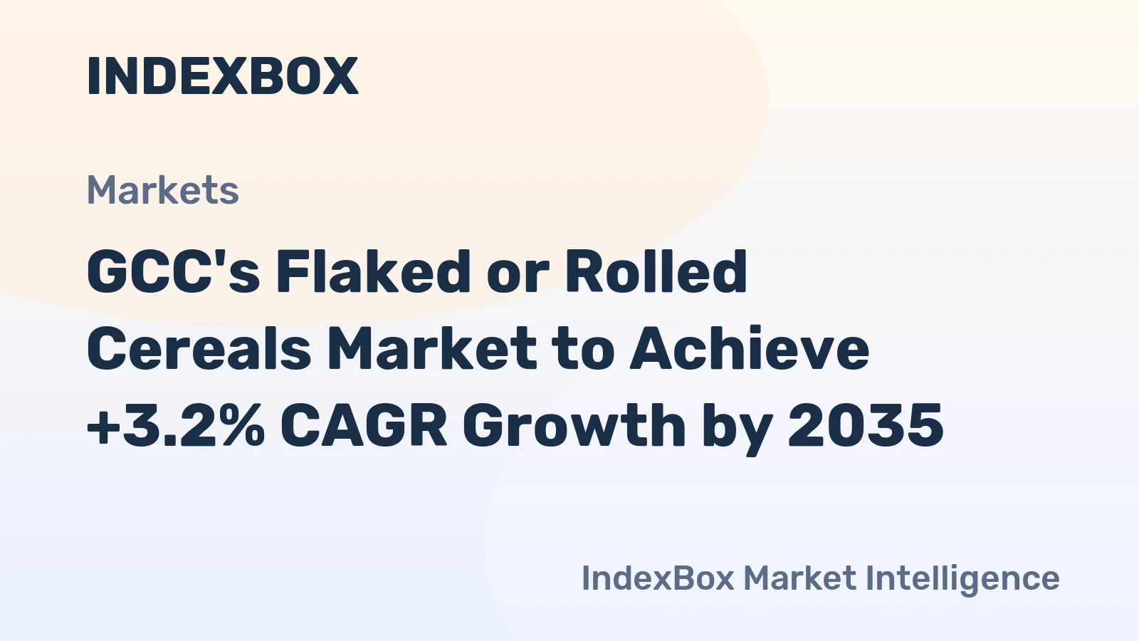 GCC's Flaked or Rolled Cereals Market to Achieve +3.2% CAGR Growth by 2035