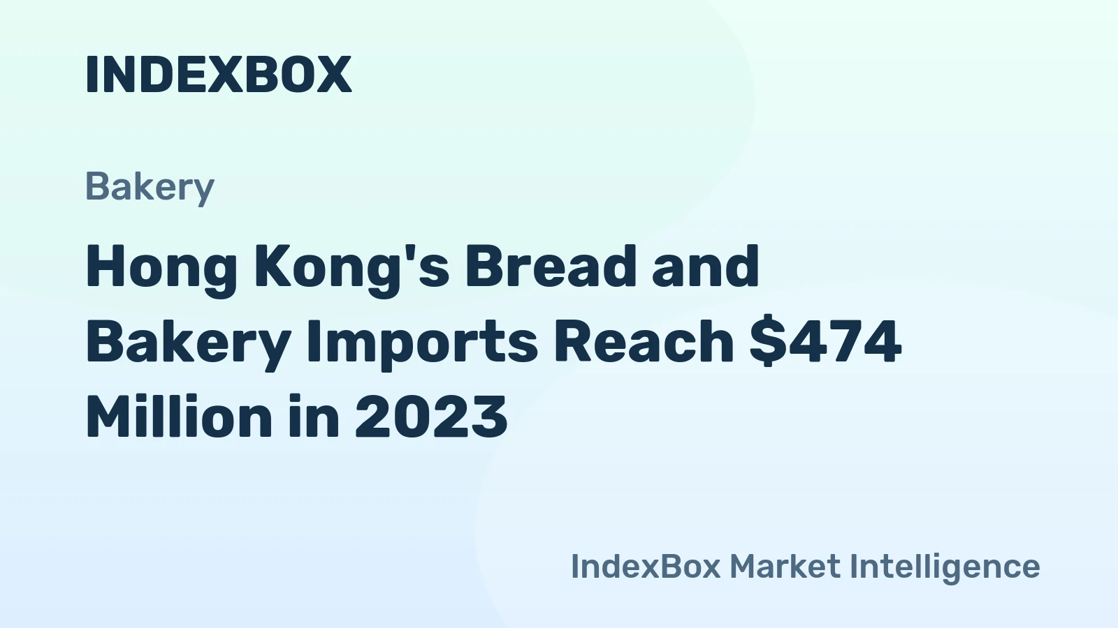 Hong Kong's Bread and Bakery Imports Reach $474 Million in 2023