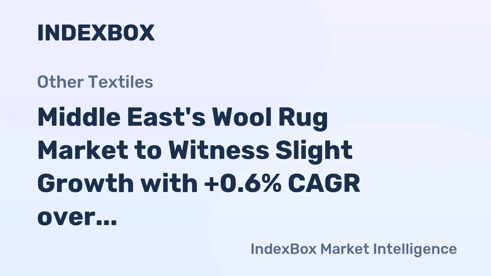 Middle East's Wool Rug Market to Witness Slight Growth with +0.6% CAGR over Next Decade