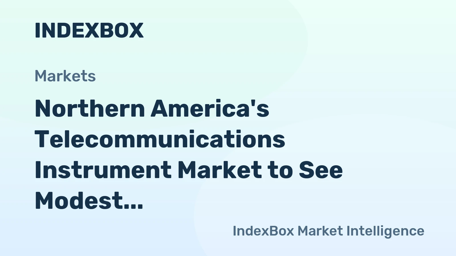 Northern America's Telecommunications Instrument Market to See Modest Growth With +0.5% CAGR Through 2035