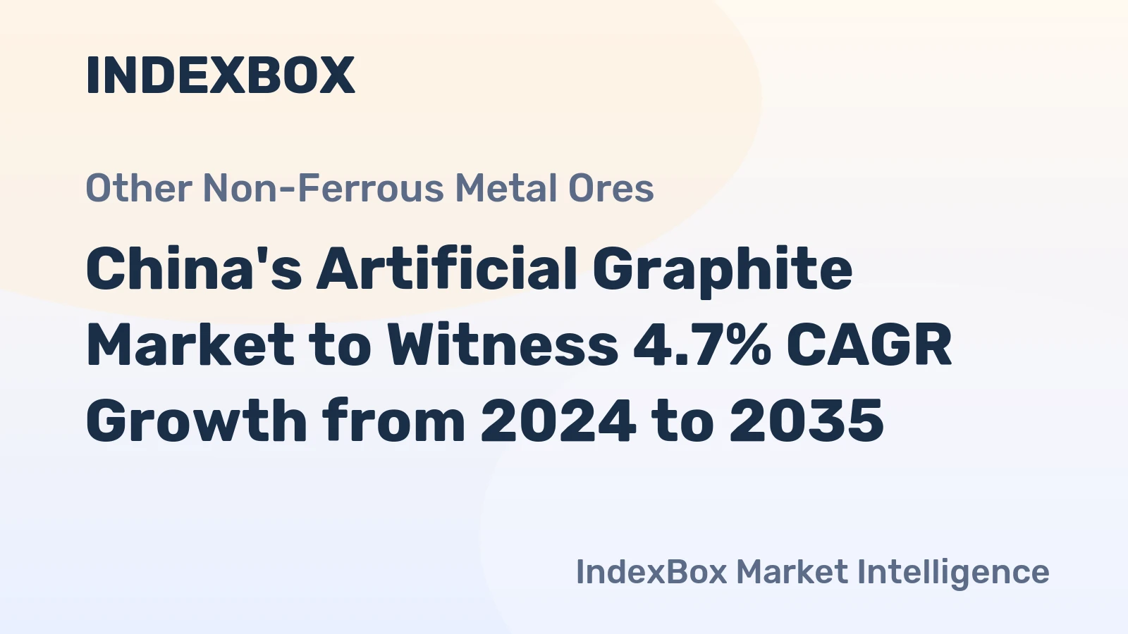 China's Artificial Graphite Market to Witness 4.7% CAGR Growth from 2024 to 2035