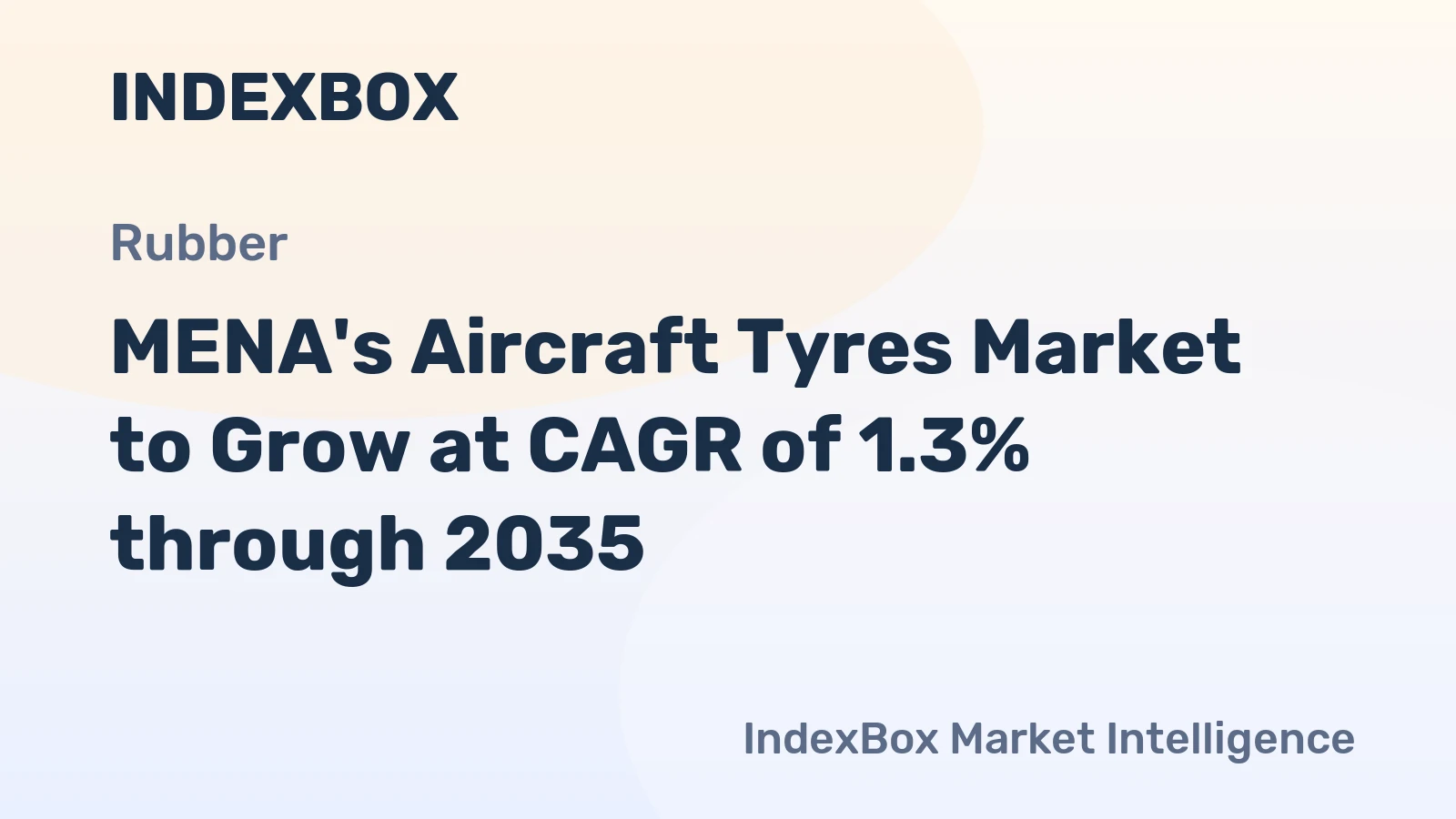 MENA's Aircraft Tyres Market to Grow at CAGR of 1.3% through 2035