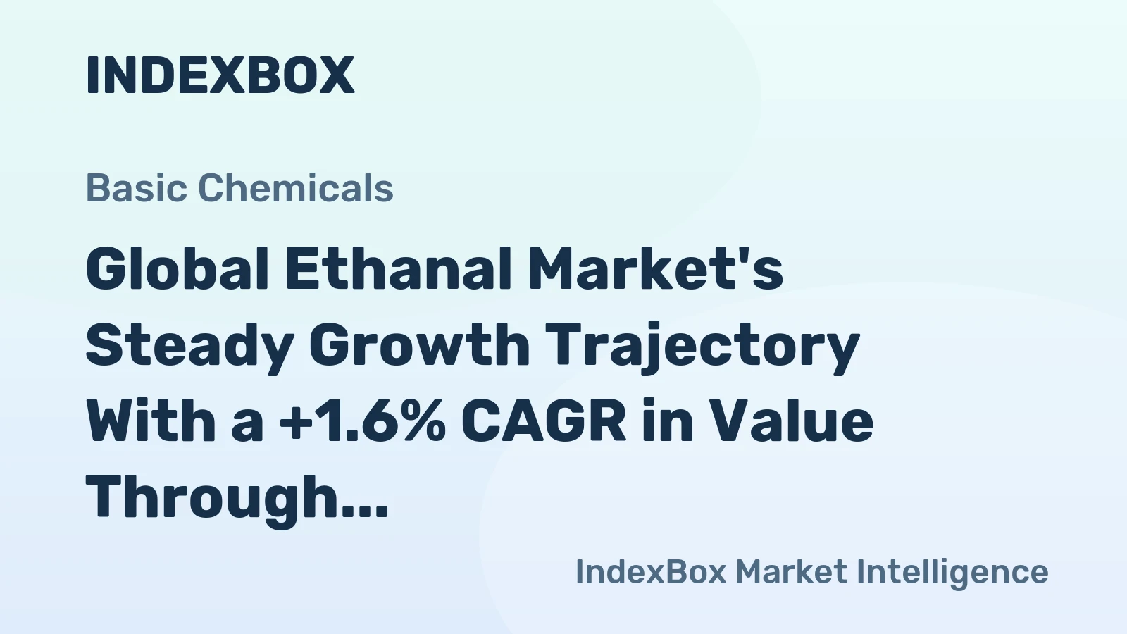 Global Ethanal Market's Steady Growth Trajectory With a +1.6% CAGR in Value Through 2035