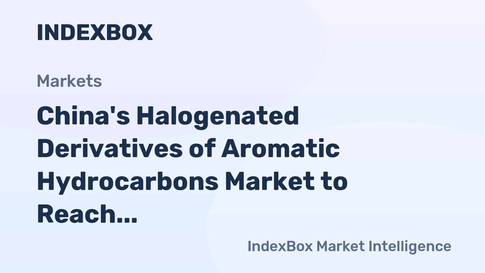 China's Halogenated Derivatives of Aromatic Hydrocarbons Market to Reach 171K Tons and $490M by 2035
