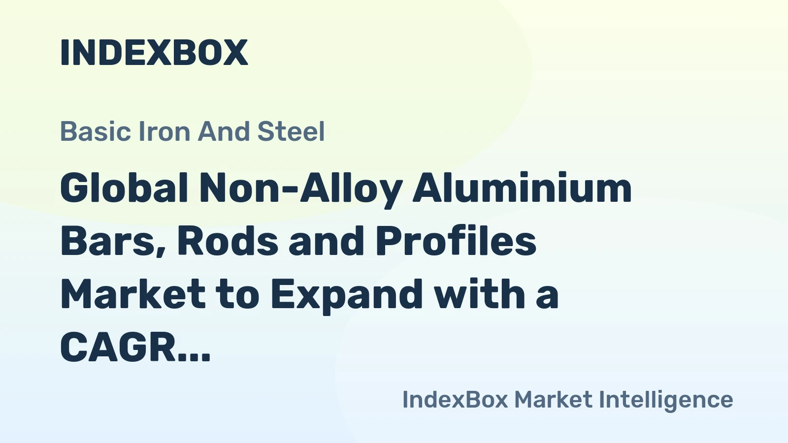 Global Non-Alloy Aluminium Bars, Rods and Profiles Market to Expand with a CAGR of +0.7% Over Next Decade