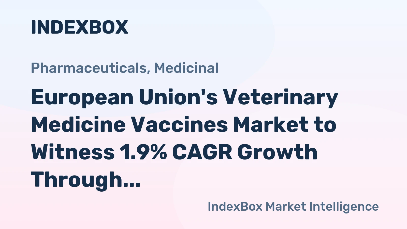 European Union's Veterinary Medicine Vaccines Market to Witness 1.9% CAGR Growth Through 2035