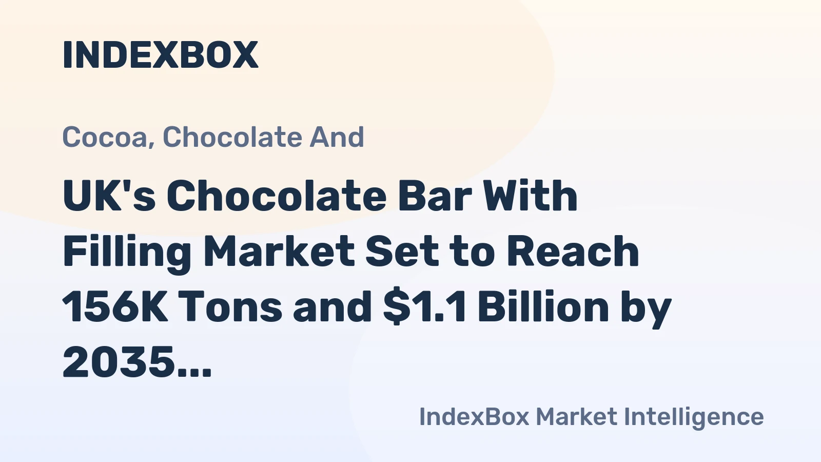UK's Chocolate Bar With Filling Market Set to Reach 156K Tons and $1.1 Billion by 2035