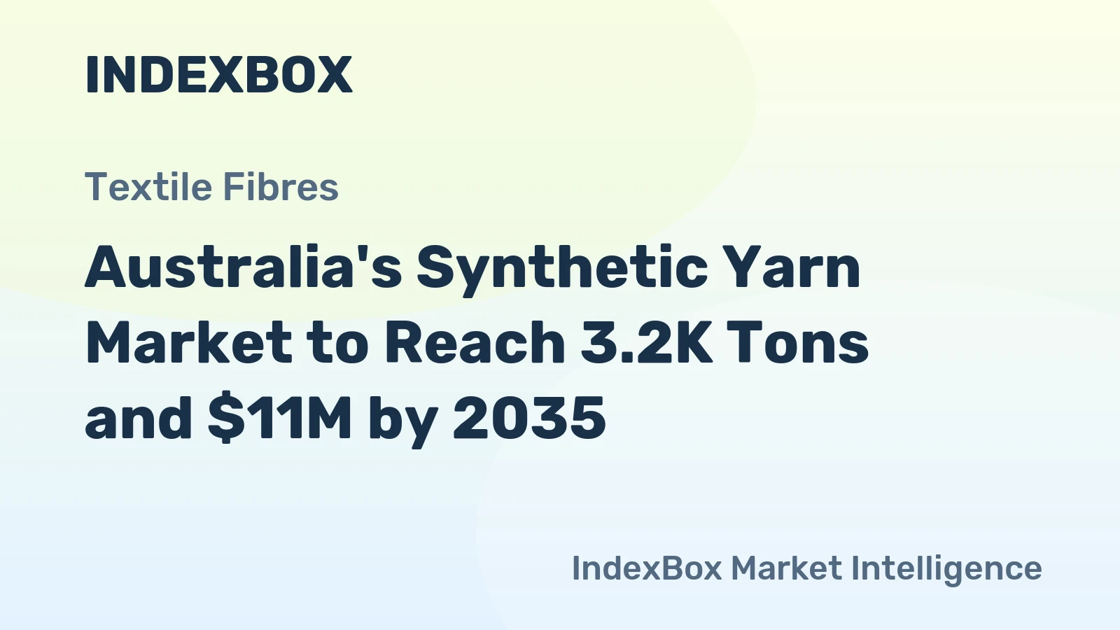 Australia's Synthetic Yarn Market to Reach 3.2K Tons and $11M by 2035