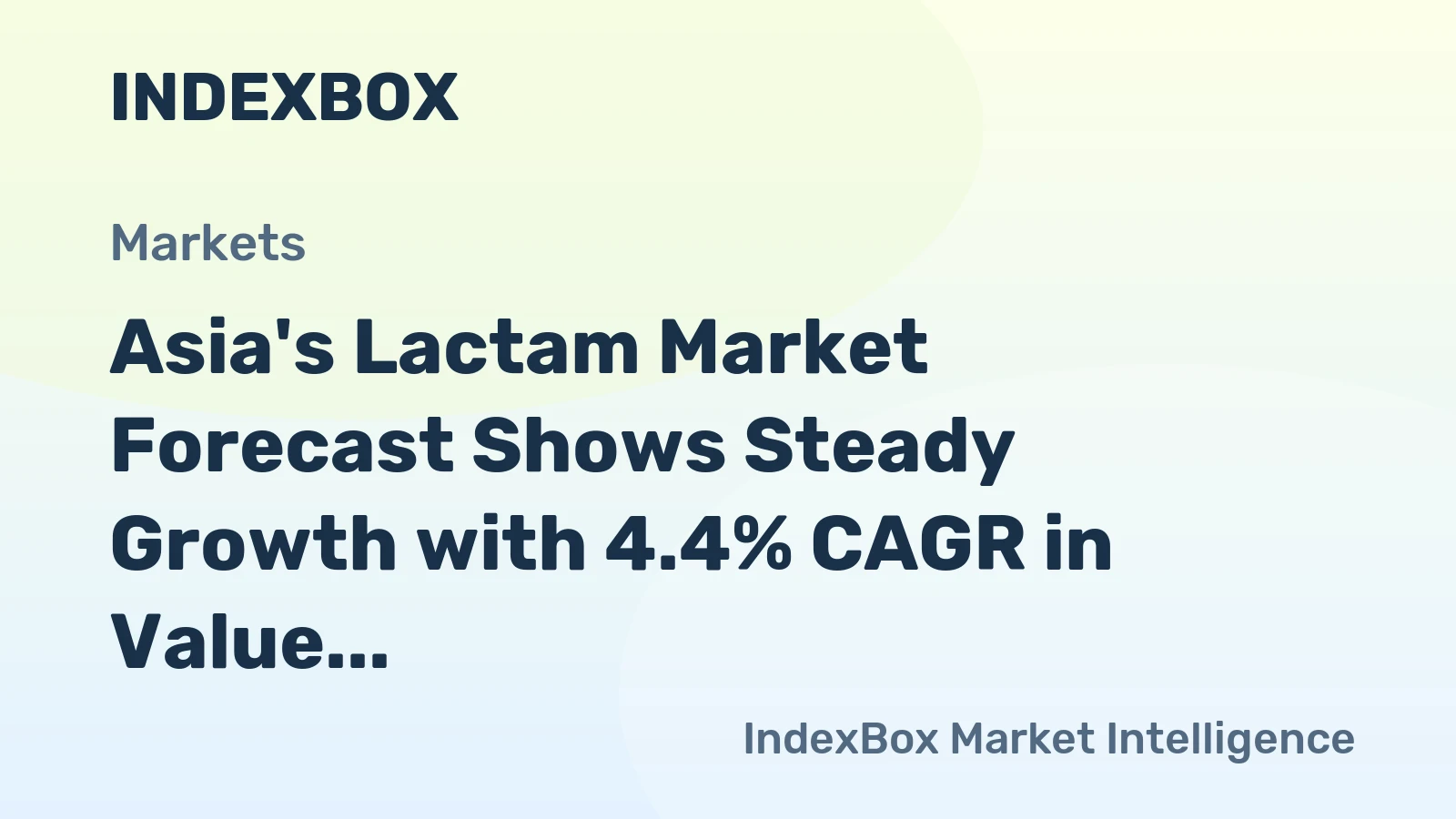 Asia's Lactam Market Forecast Shows Steady Growth with 4.4% CAGR in Value Terms