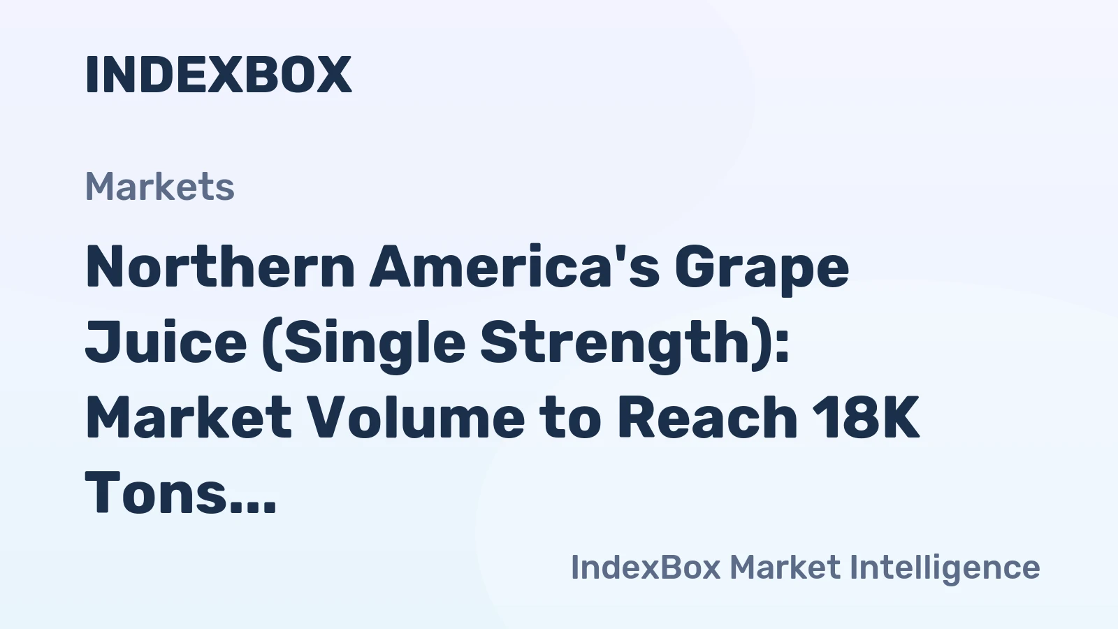 Northern America's Grape Juice (Single Strength): Market Volume to Reach 18K Tons and Market Value to Hit $34M by 2035