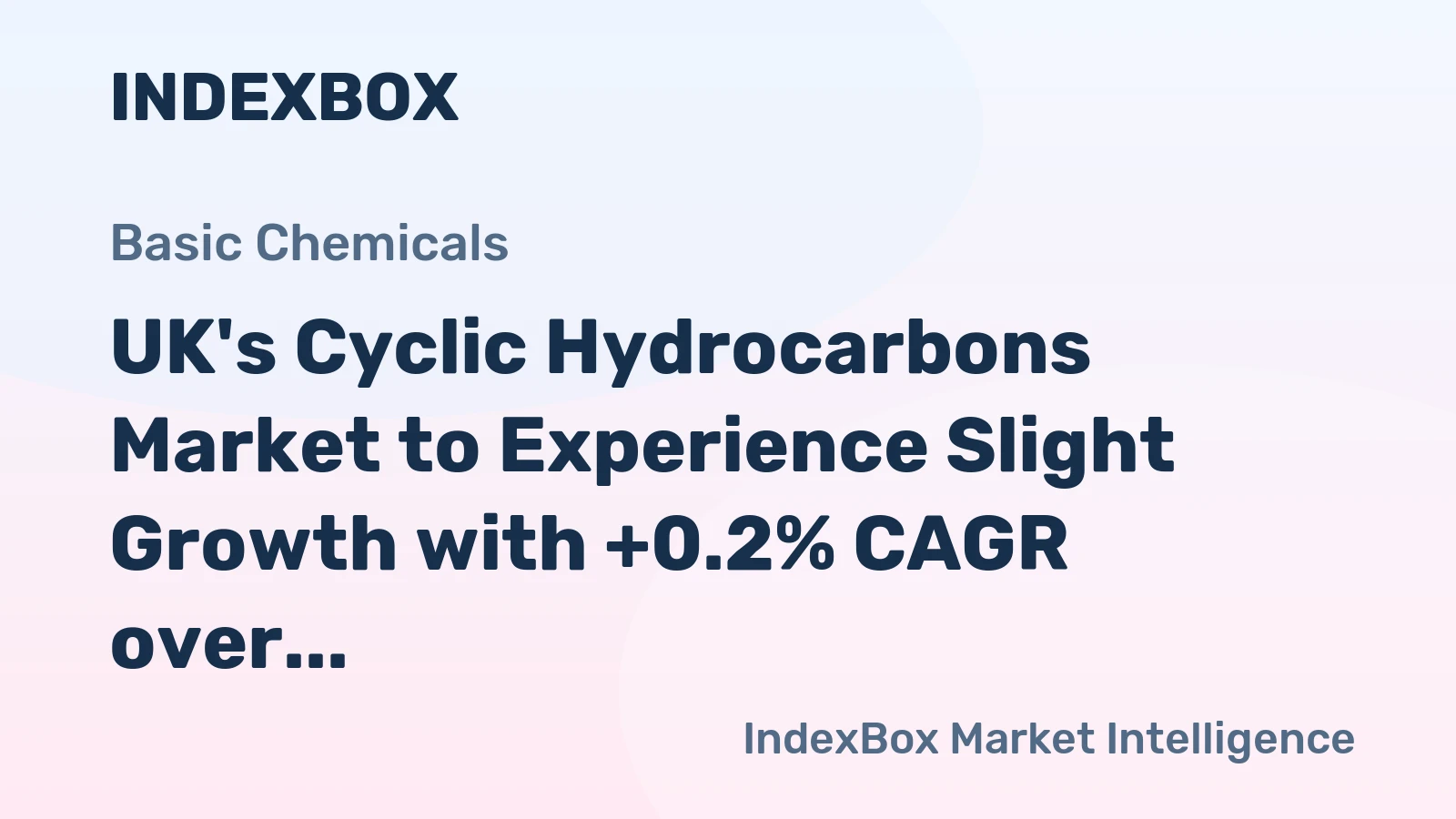 UK's Cyclic Hydrocarbons Market to Experience Slight Growth with +0.2% CAGR over Next Decade