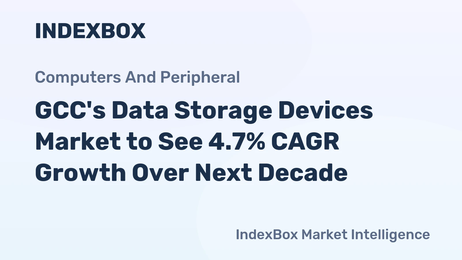GCC's Data Storage Devices Market to See 4.7% CAGR Growth Over Next Decade