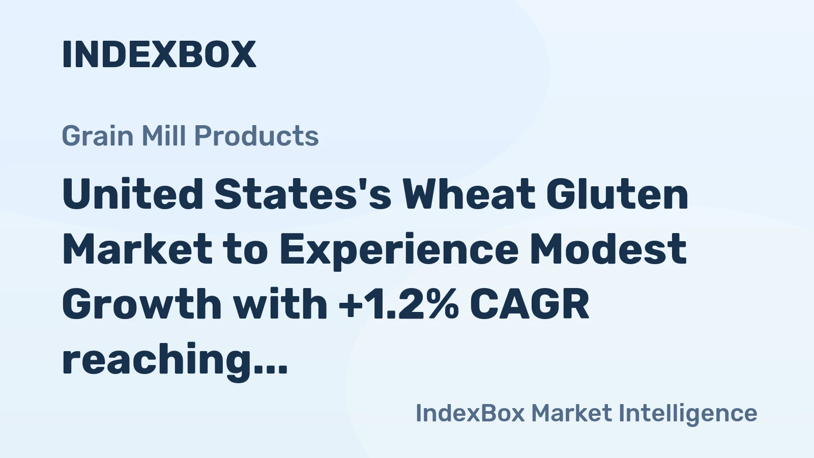 United States's Wheat Gluten Market to Experience Modest Growth with +1.2% CAGR reaching 181K tons by 2035