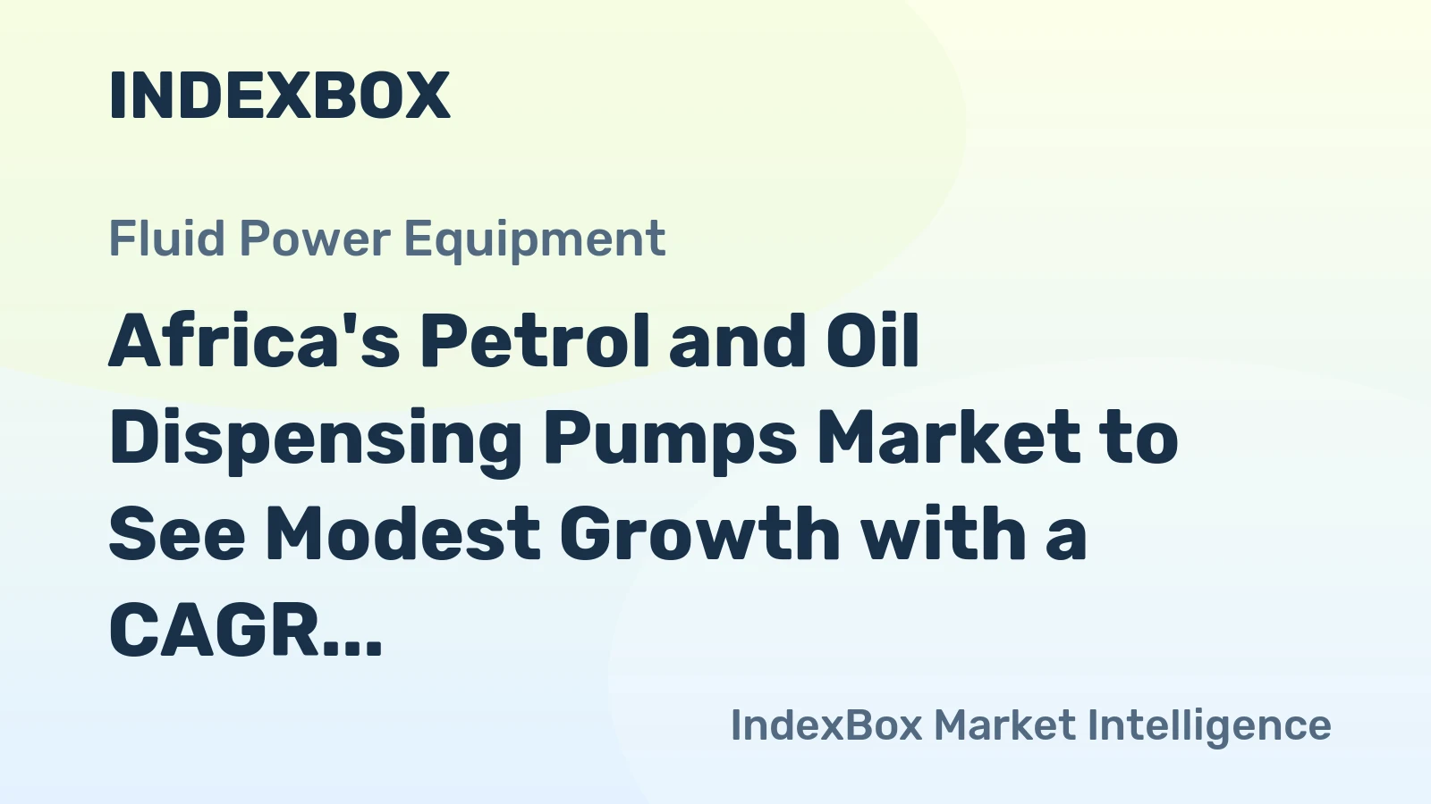 Africa's Petrol and Oil Dispensing Pumps Market to See Modest Growth with a CAGR of +0.2% from 2024 to 2035
