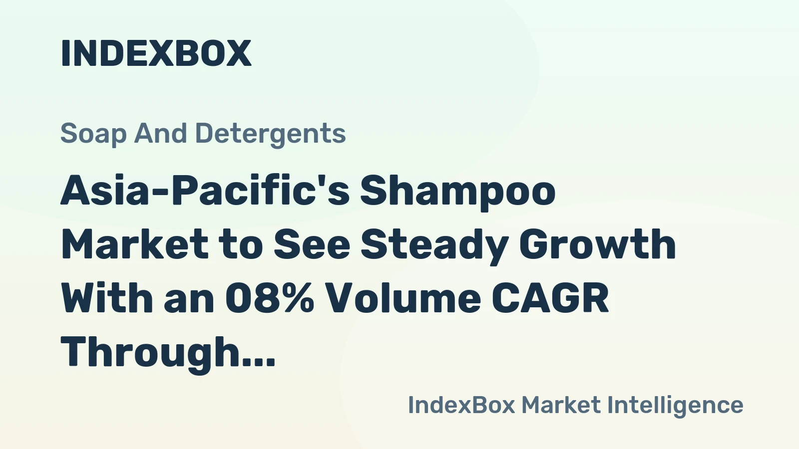 Asia-Pacific's Shampoo Market to See Steady Growth With an 08% Volume CAGR Through 2035