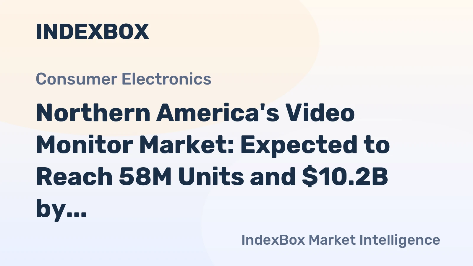Northern America's Video Monitor Market: Expected to Reach 58M Units and $10.2B by 2035