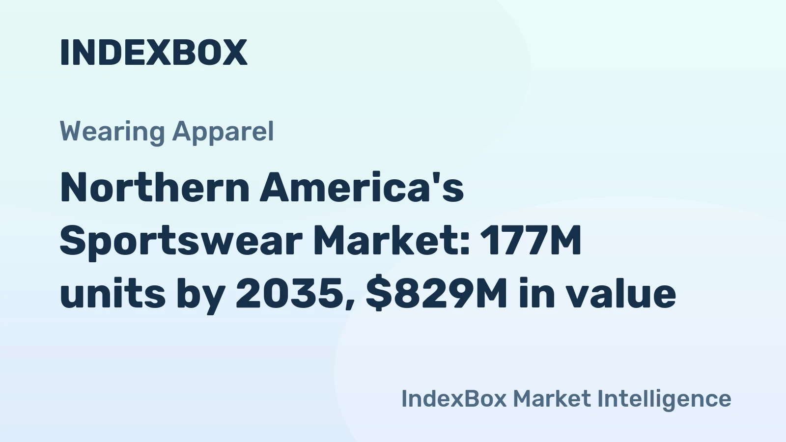 Northern America's Sportswear Market: 177M units by 2035, $829M in value