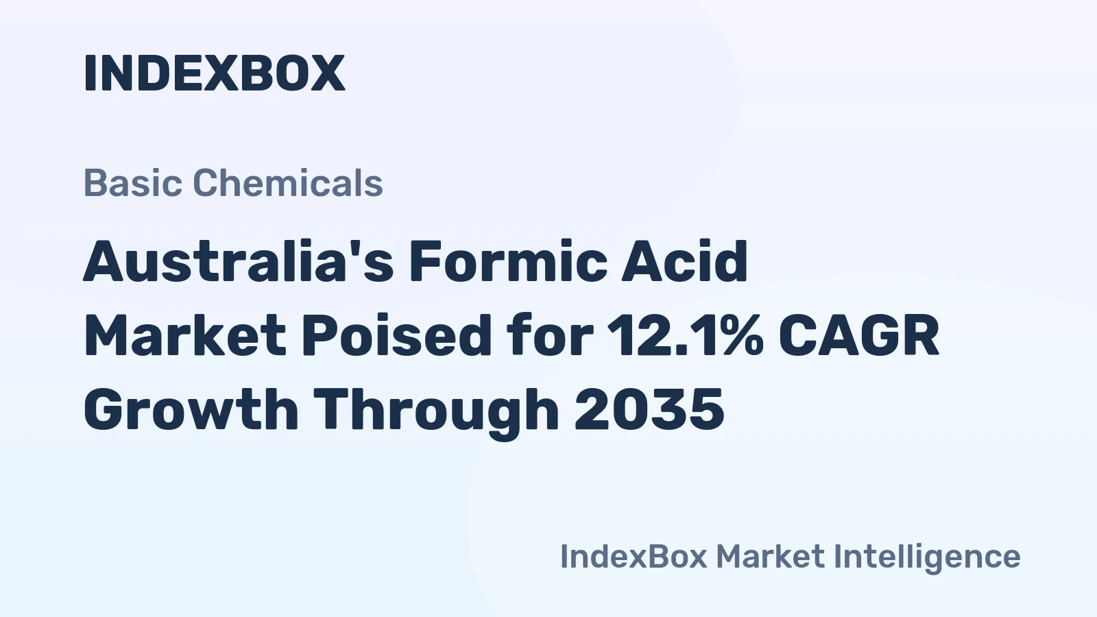 Australia's Formic Acid Market Poised for 12.1% CAGR Growth Through 2035