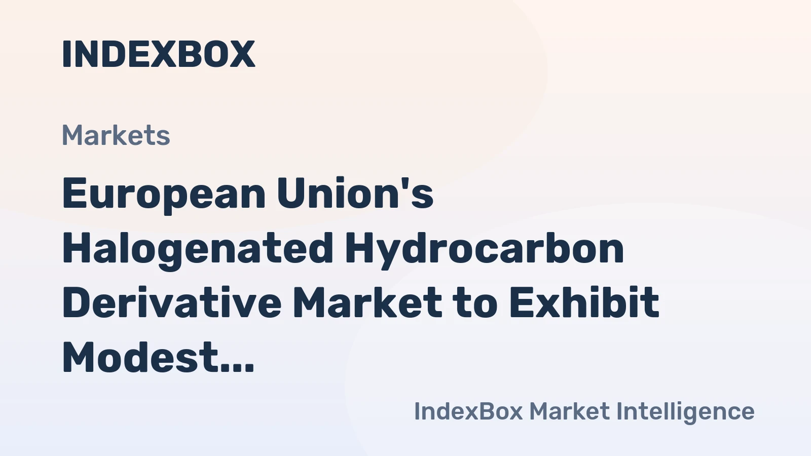 European Union's Halogenated Hydrocarbon Derivative Market to Exhibit Modest Growth with +1.3% CAGR from 2024 to 2035