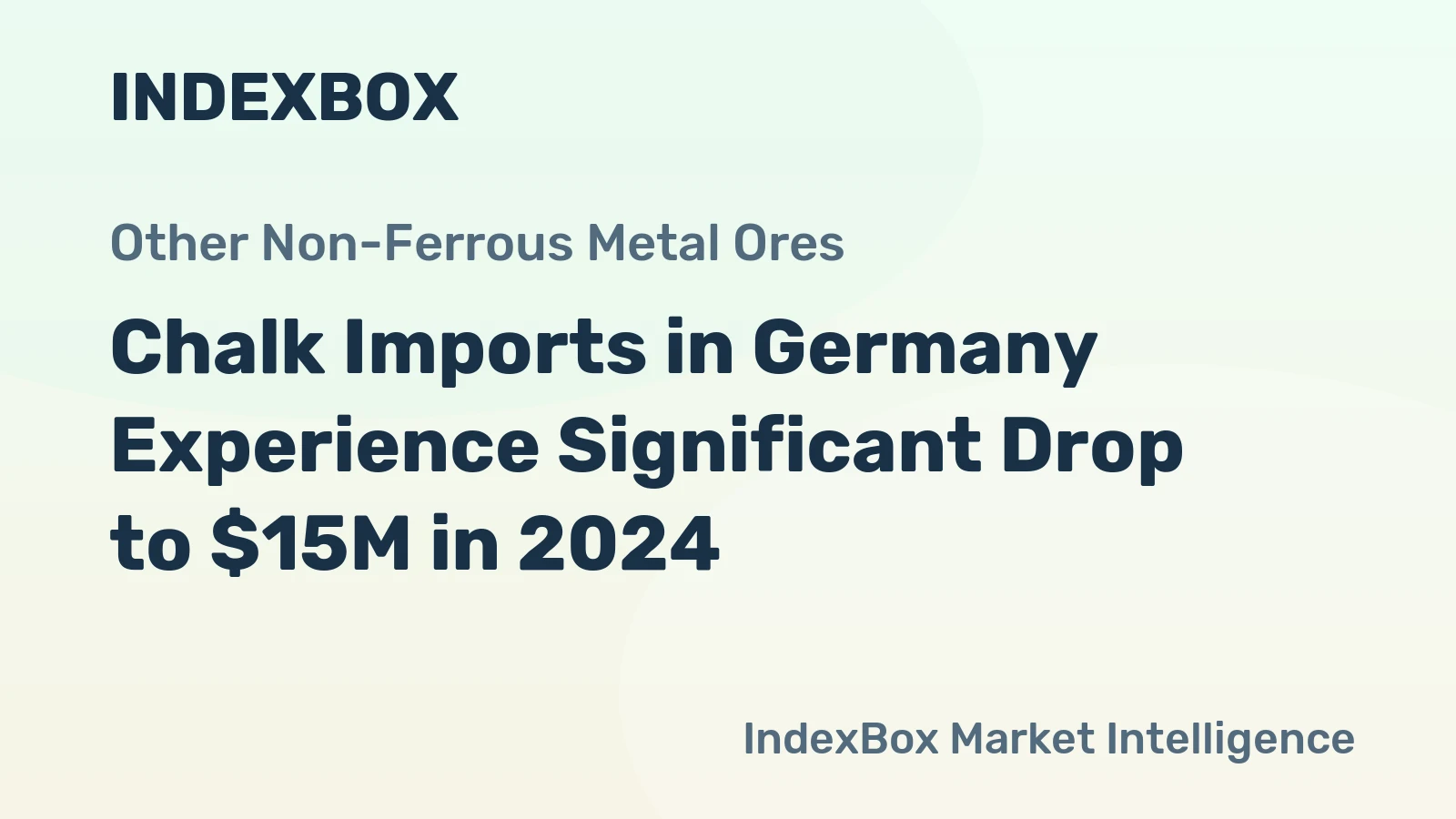 Chalk Imports in Germany Experience Significant Drop to $15M in 2024