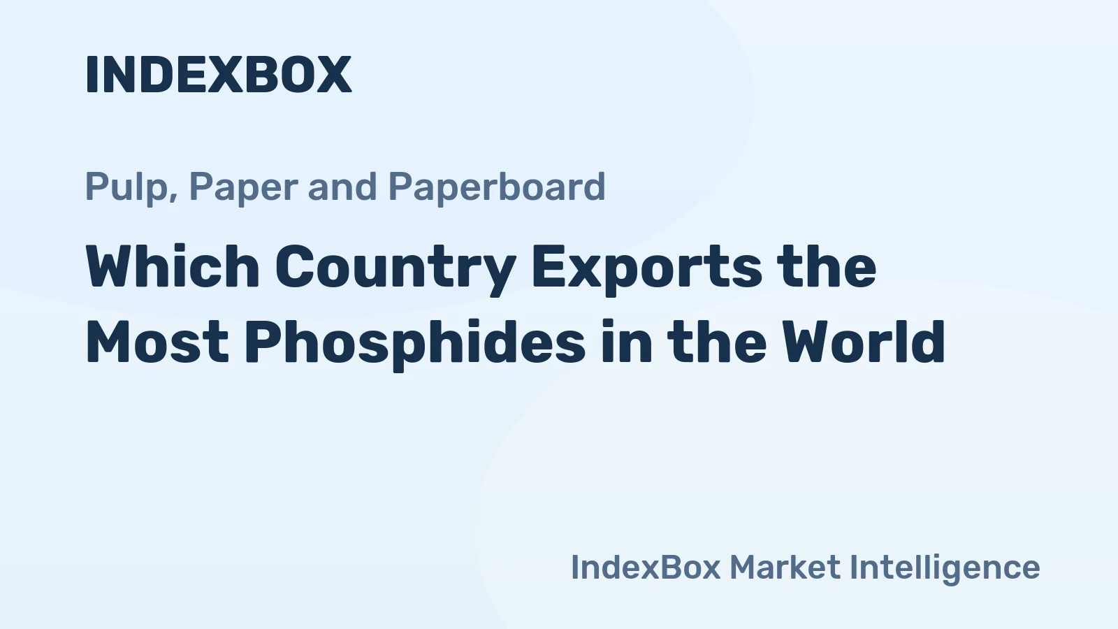 Which Country Exports the Most Phosphides in the World?