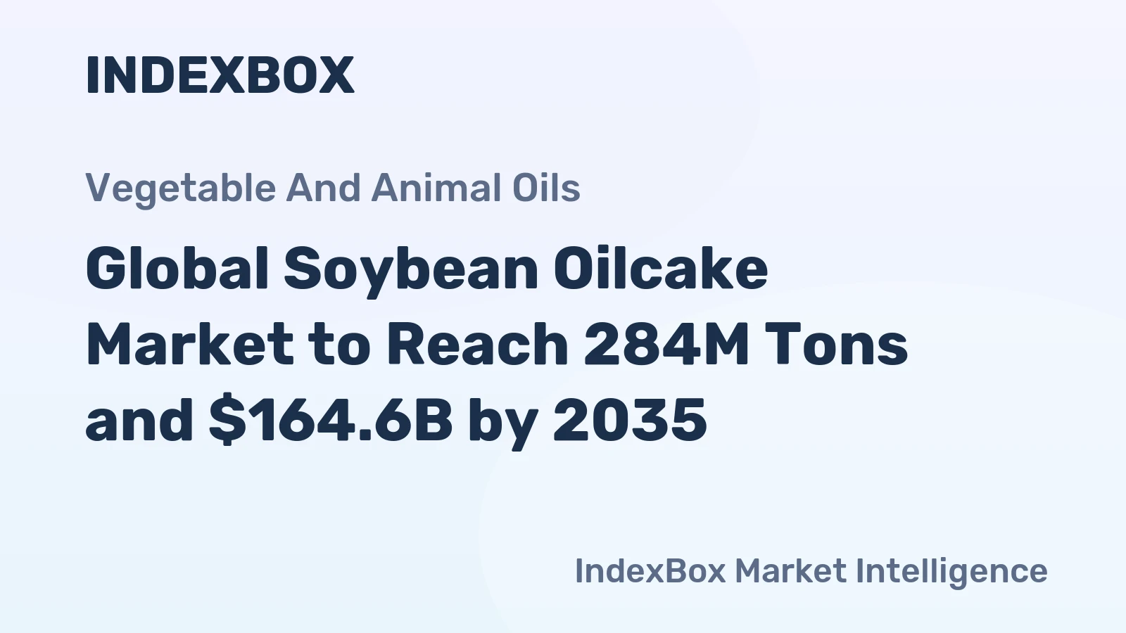 Global Soybean Oilcake Market to Reach 284M Tons and $164.6B by 2035