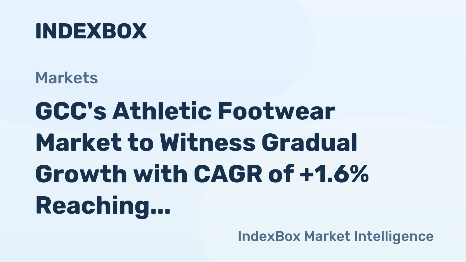 GCC's Athletic Footwear Market to Witness Gradual Growth with CAGR of +1.6% Reaching $519M by 2035