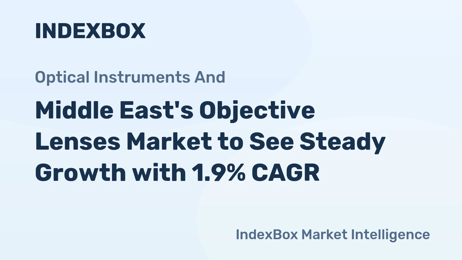 Middle East's Objective Lenses Market to See Steady Growth with 1.9% CAGR