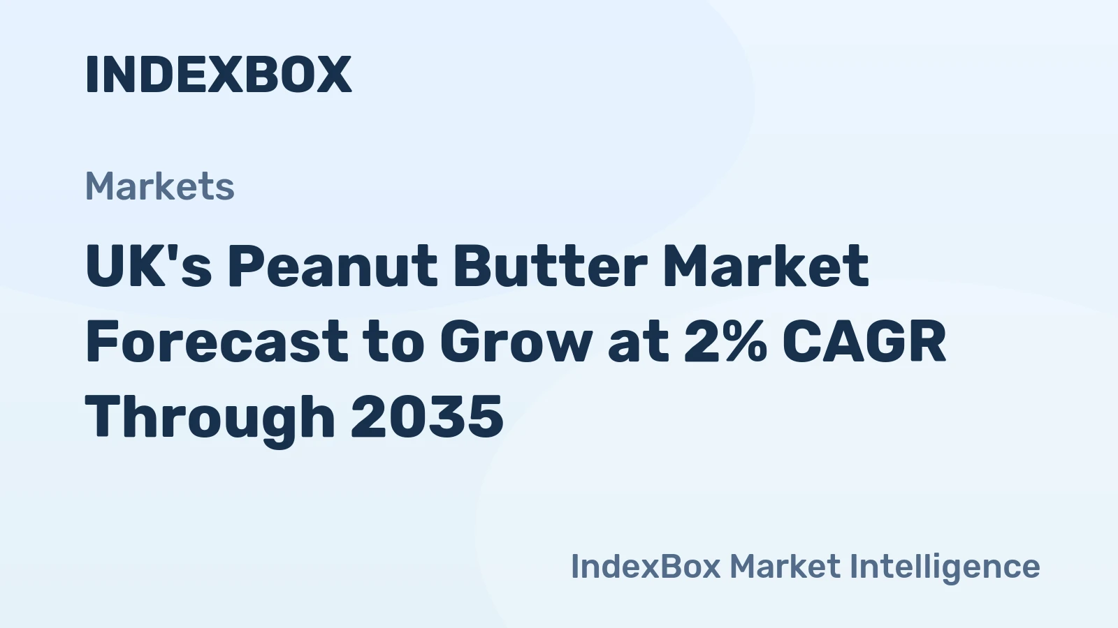 UK's Peanut Butter Market Forecast to Grow at 2% CAGR Through 2035