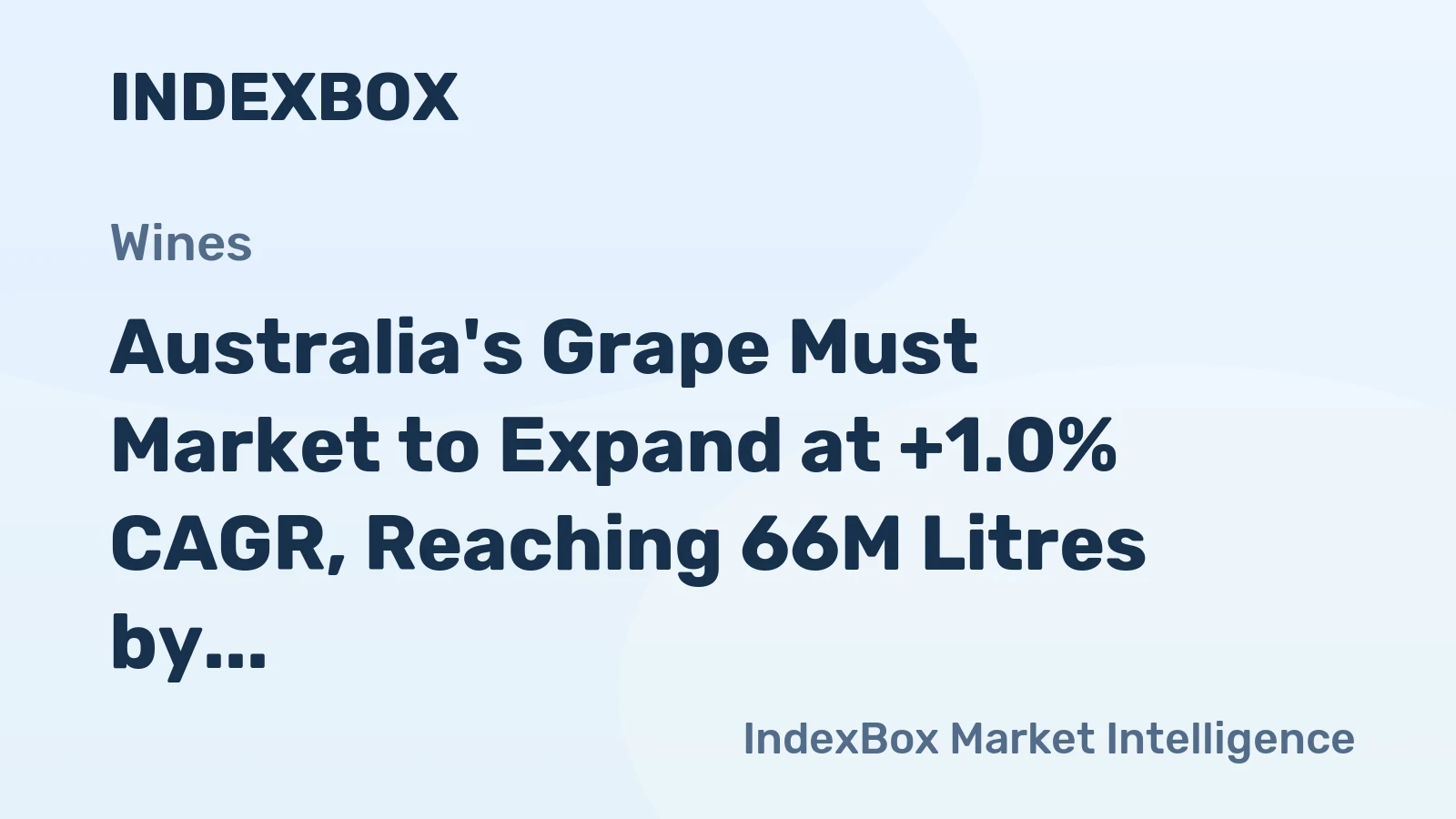 Australia's Grape Must Market to Expand at +1.0% CAGR, Reaching 66M Litres by 2035