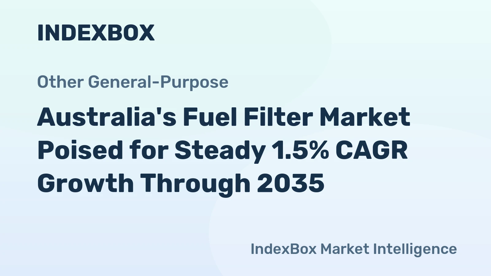 Australia's Fuel Filter Market Poised for Steady 1.5% CAGR Growth Through 2035