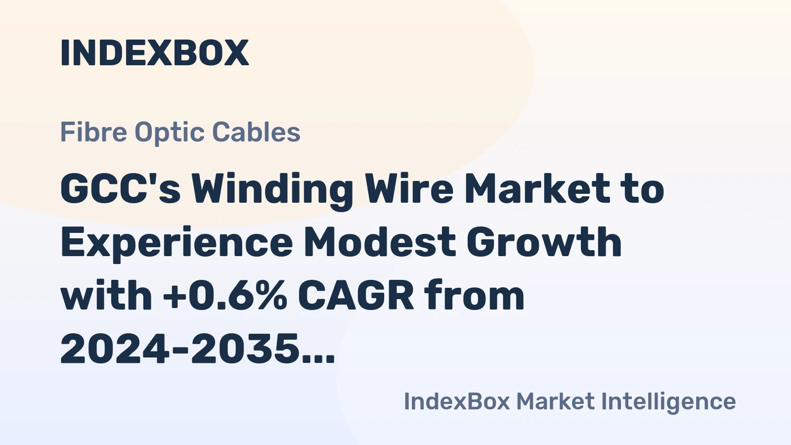 GCC's Winding Wire Market to Experience Modest Growth with +0.6% CAGR from 2024-2035