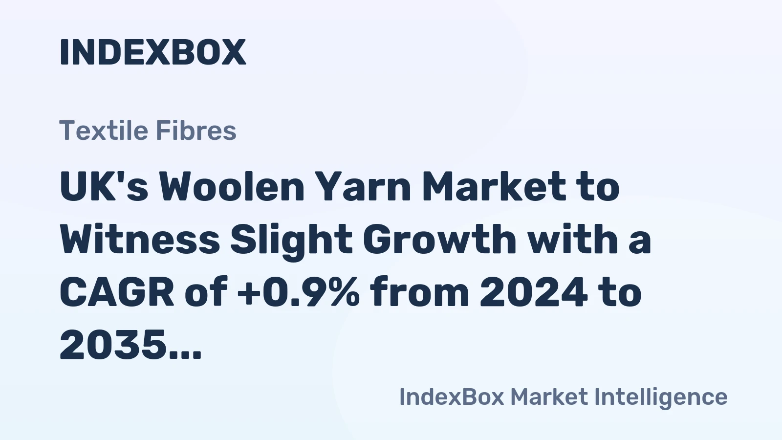 UK's Woolen Yarn Market to Witness Slight Growth with a CAGR of +0.9% from 2024 to 2035