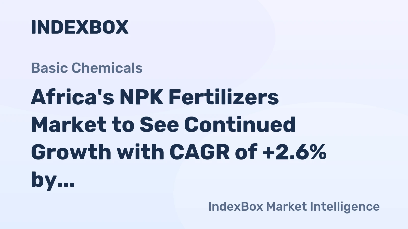 Africa's NPK Fertilizers Market to See Continued Growth with CAGR of +2.6% by 2035