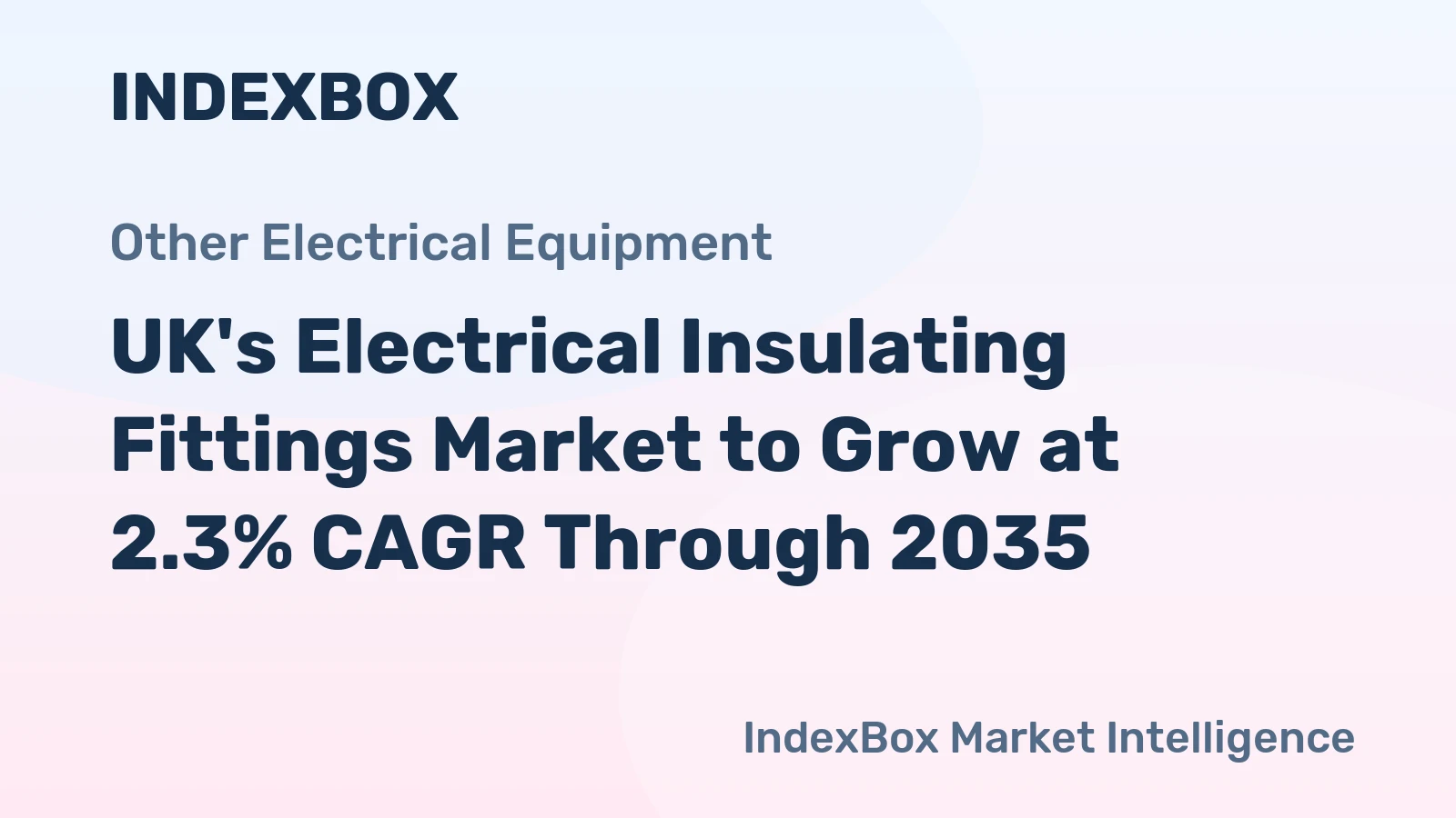 UK's Electrical Insulating Fittings Market to Grow at 2.3% CAGR Through 2035