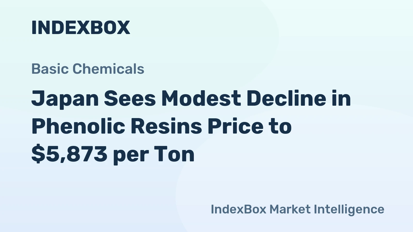 Japan Sees Modest Decline in Phenolic Resins Price to $5,873 per Ton