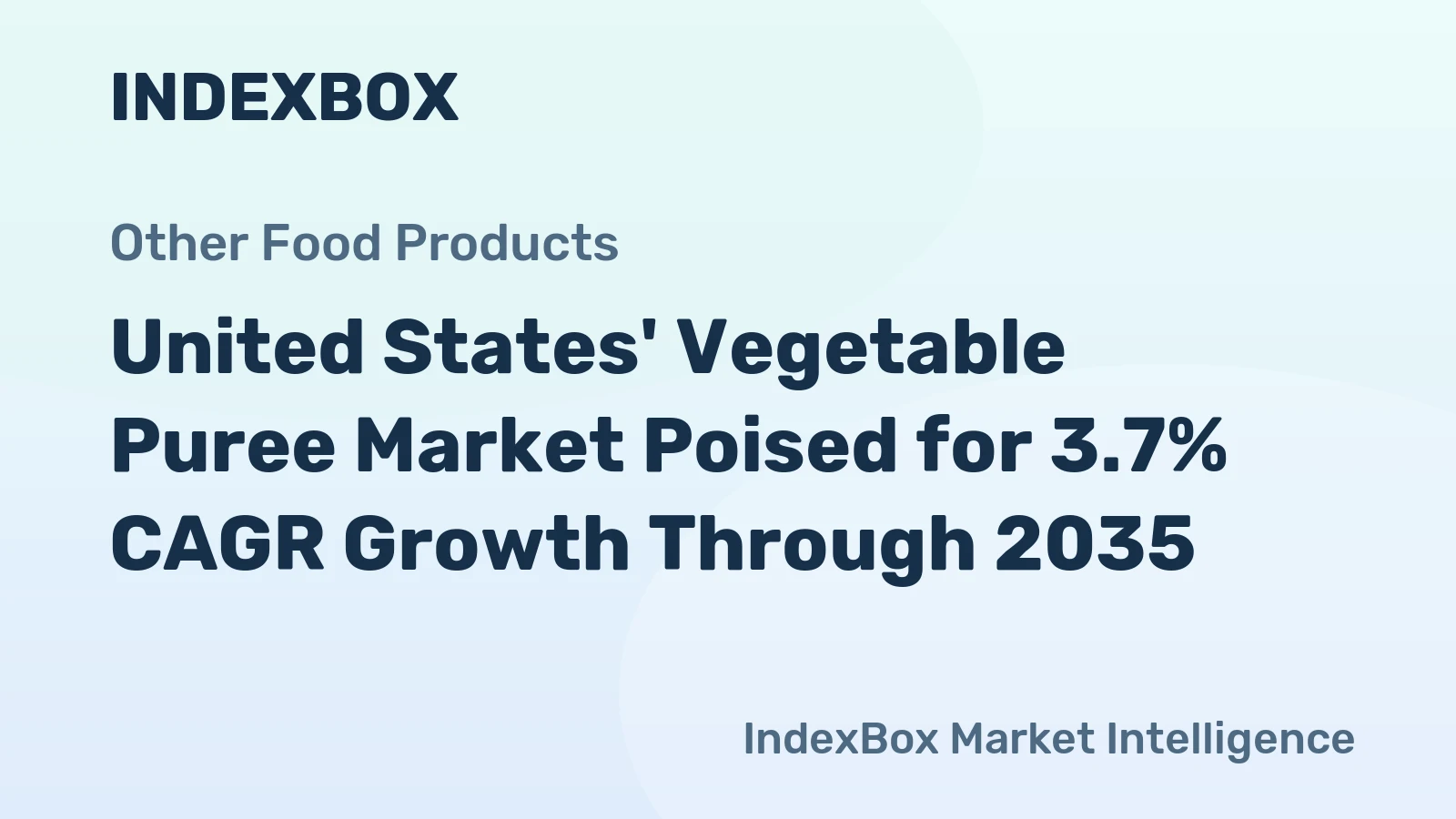 United States' Vegetable Puree Market Poised for 3.7% CAGR Growth Through 2035