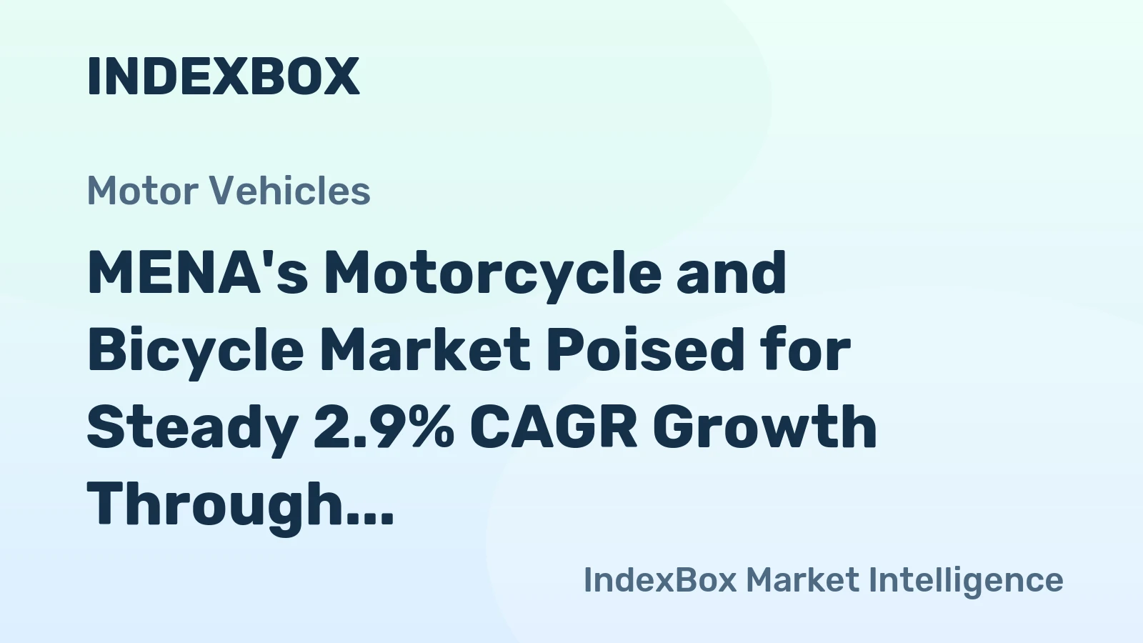 MENA's Motorcycle and Bicycle Market Poised for Steady 2.9% CAGR Growth Through 2035