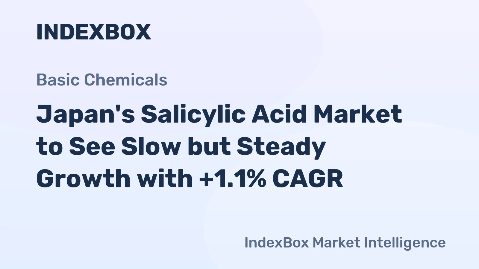 Japan's Salicylic Acid Market to See Slow but Steady Growth with +1.1% CAGR