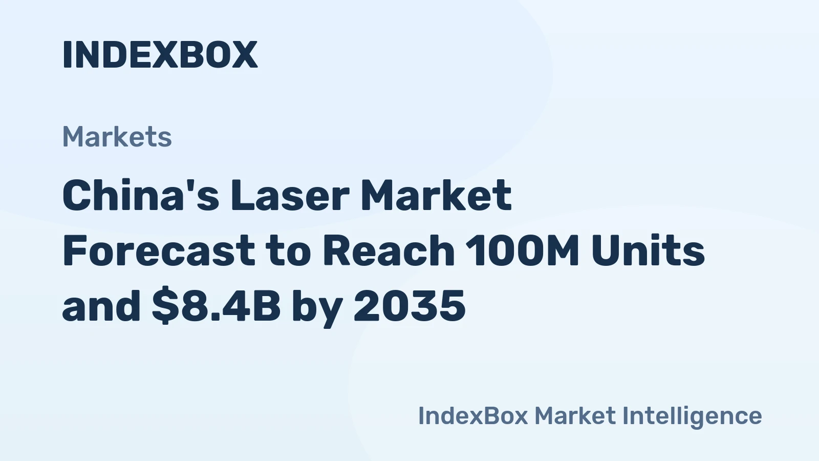 China's Laser Market Forecast to Reach 100M Units and $8.4B by 2035