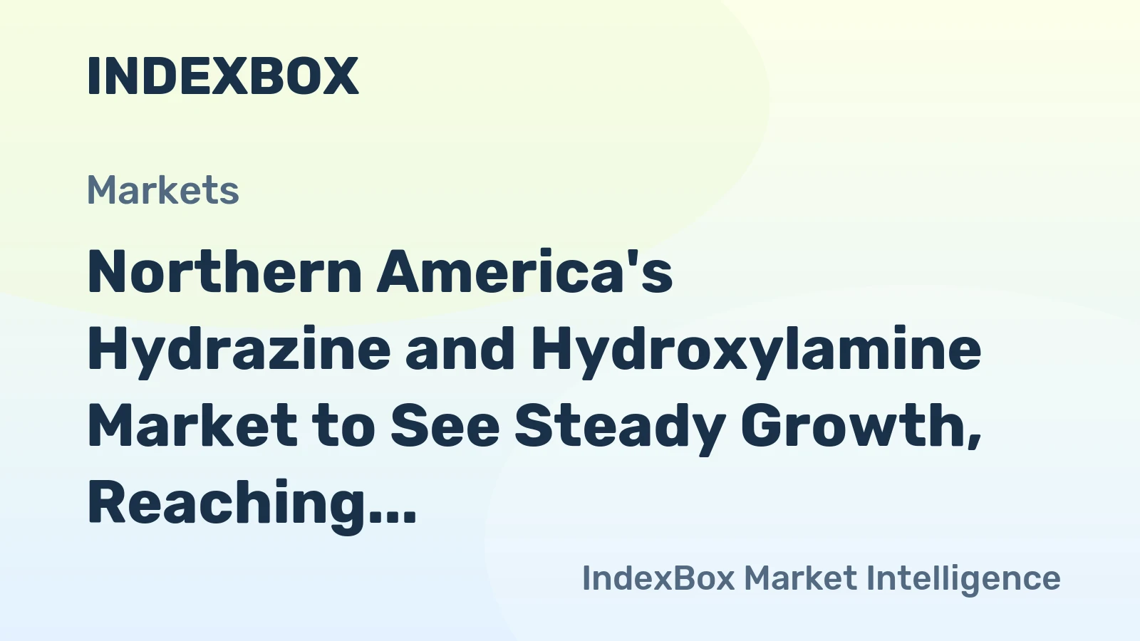 Northern America's Hydrazine and Hydroxylamine Market to See Steady Growth, Reaching 7.8K tons and $41M by 2035