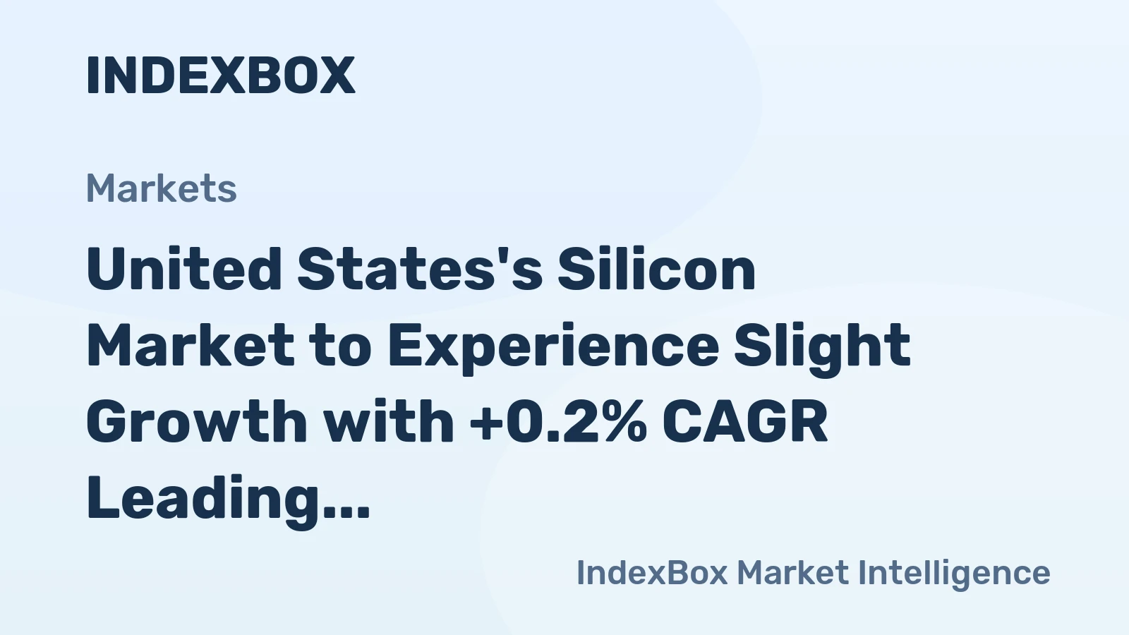 United States's Silicon Market to Experience Slight Growth with +0.2% CAGR Leading to 208K Tons by 2035