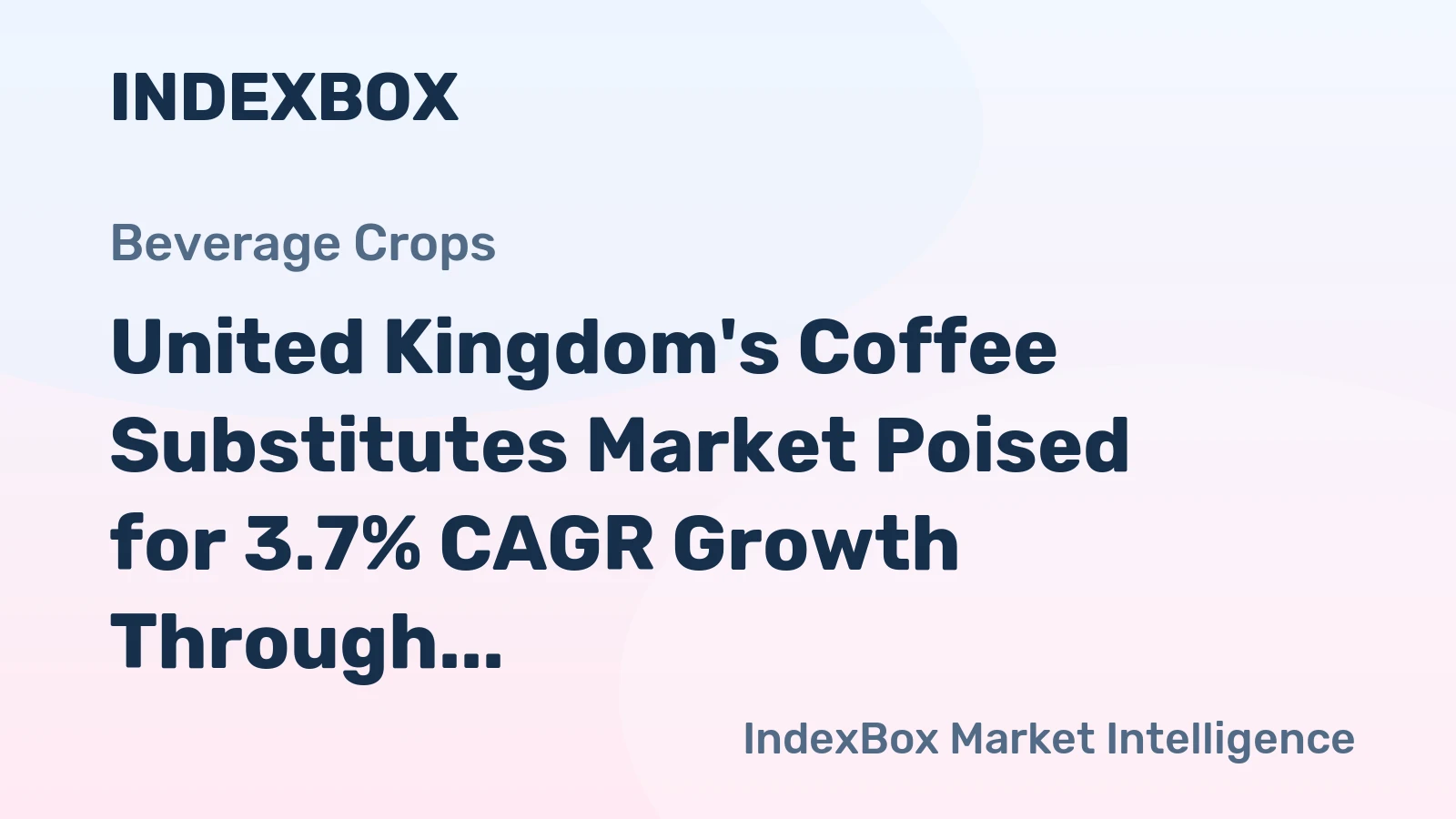 United Kingdom's Coffee Substitutes Market Poised for 3.7% CAGR Growth Through 2035