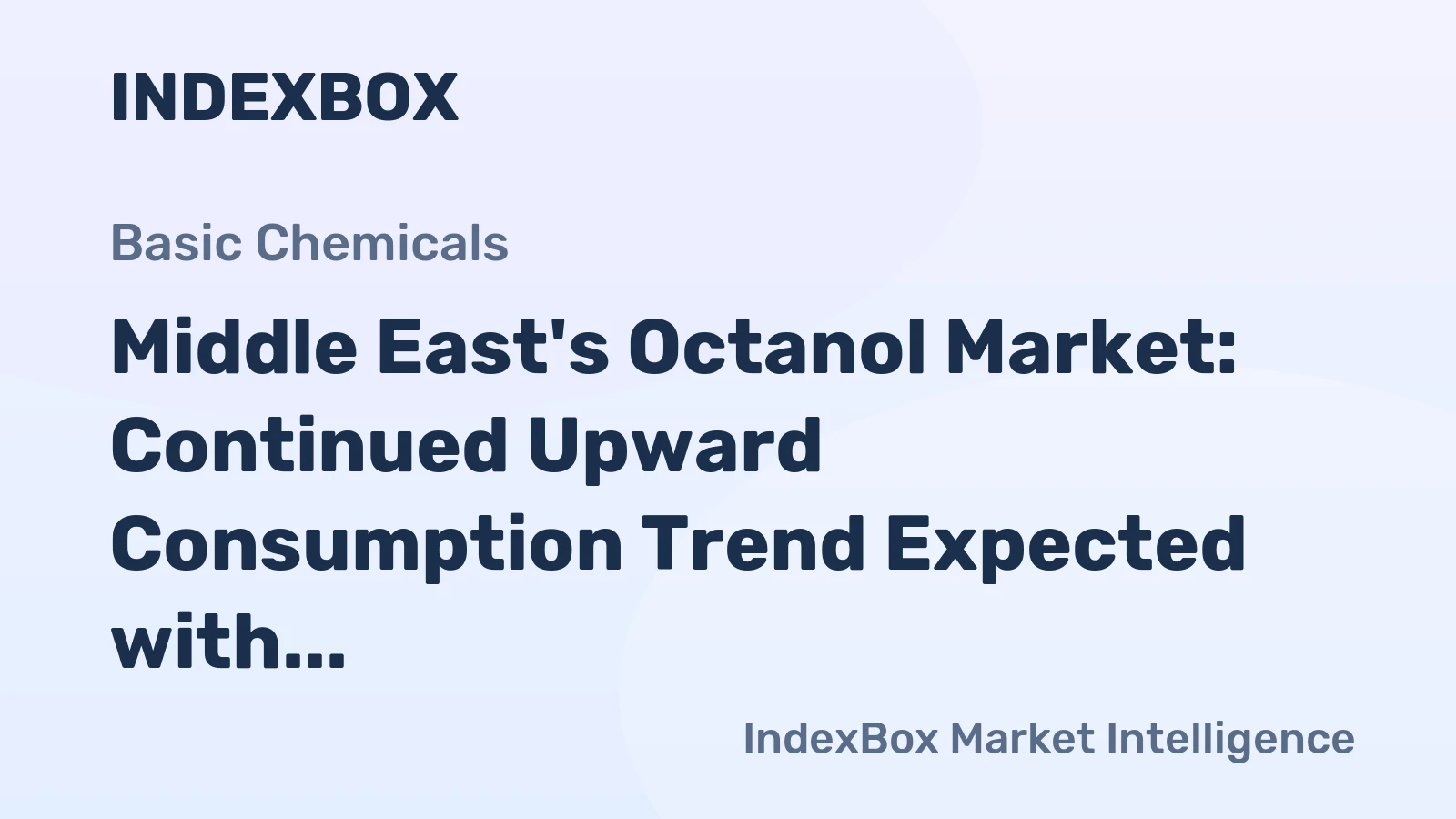 Middle East's Octanol Market: Continued Upward Consumption Trend Expected with Market Volume Reaching 525K Tons by 2035